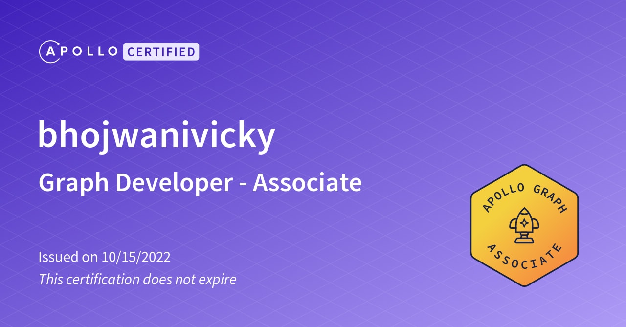 Developer certification - GraphQL Tutorials